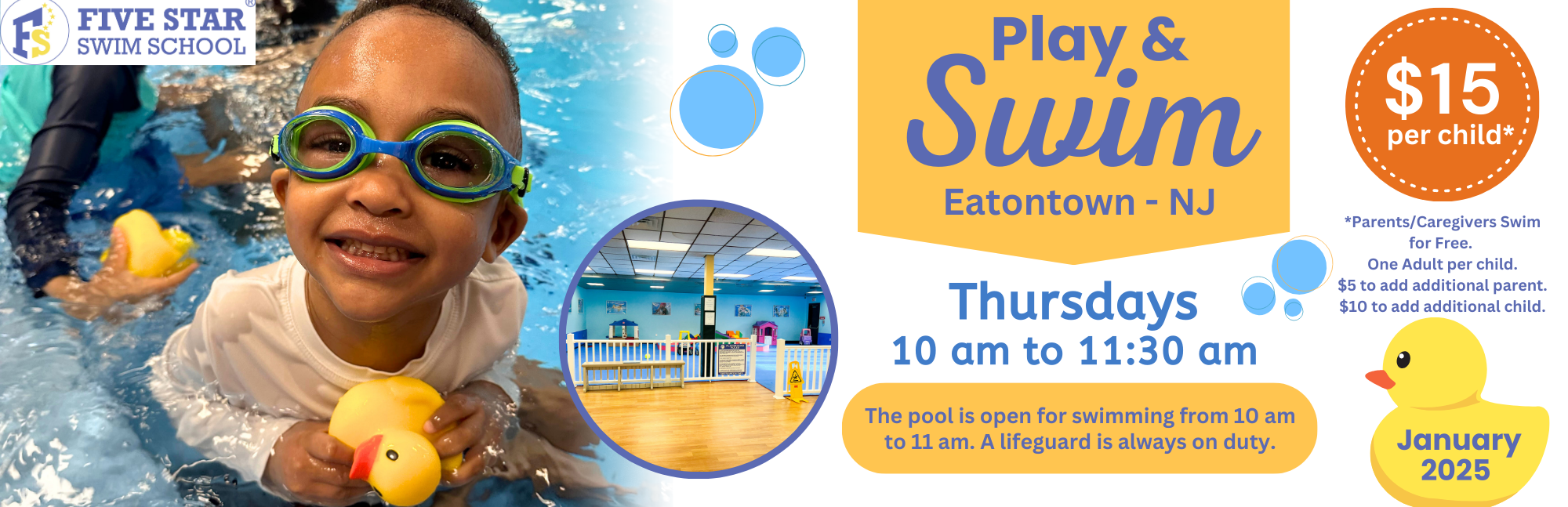 Play & Swim - Mom's Group - Five Star Swim School - Swimming Lessons